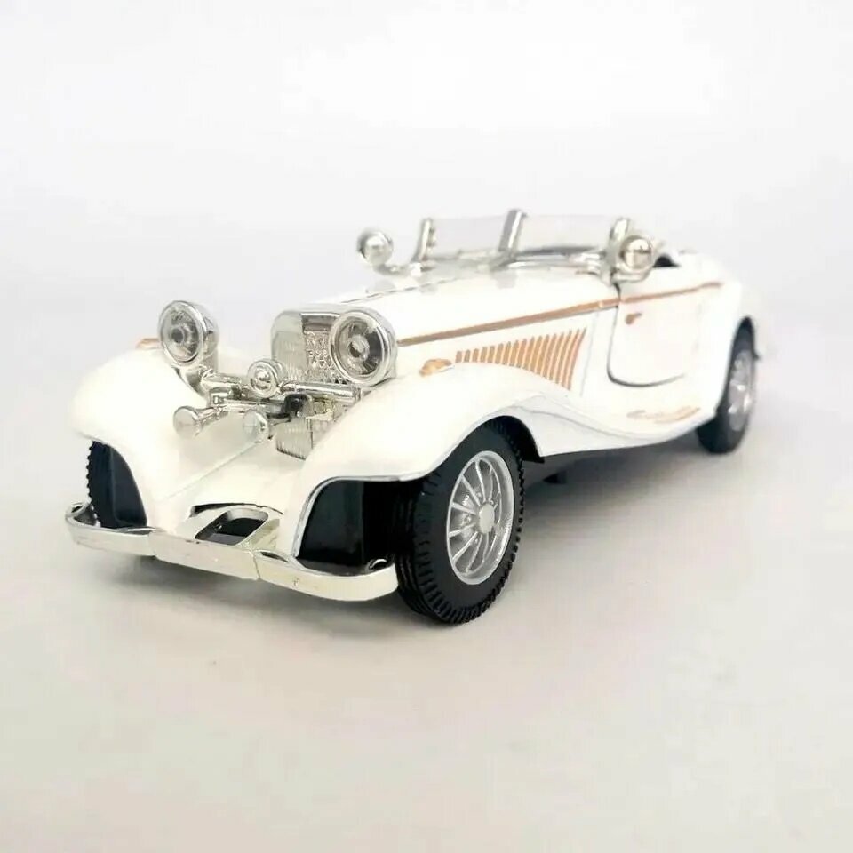 Литые ретро - автомобили модели Wanderer 500K Белая модель