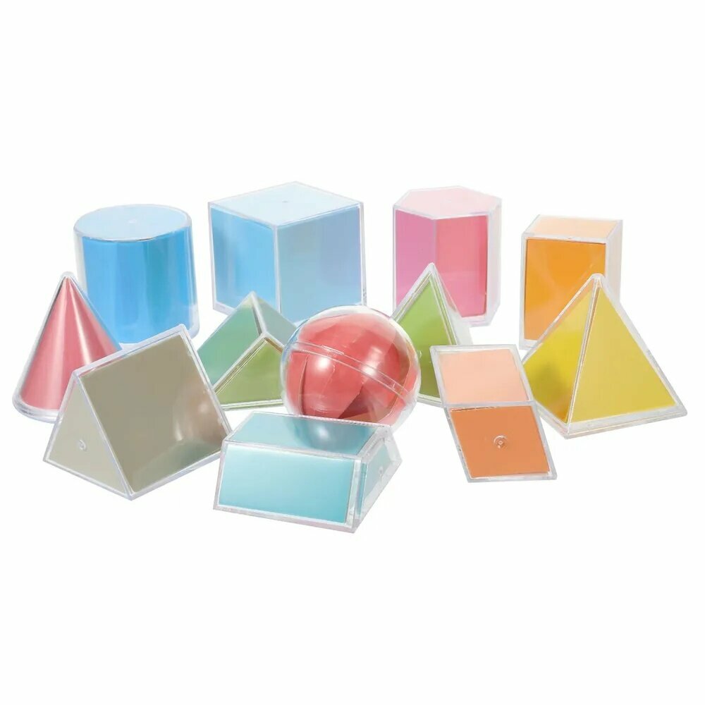 Геометрические Фигуры, Демонстрационная Модель, Обучение В Домашних Условиях, 1 Комплект