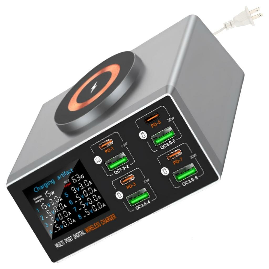 140W Зарядное устройство для нескольких устройств