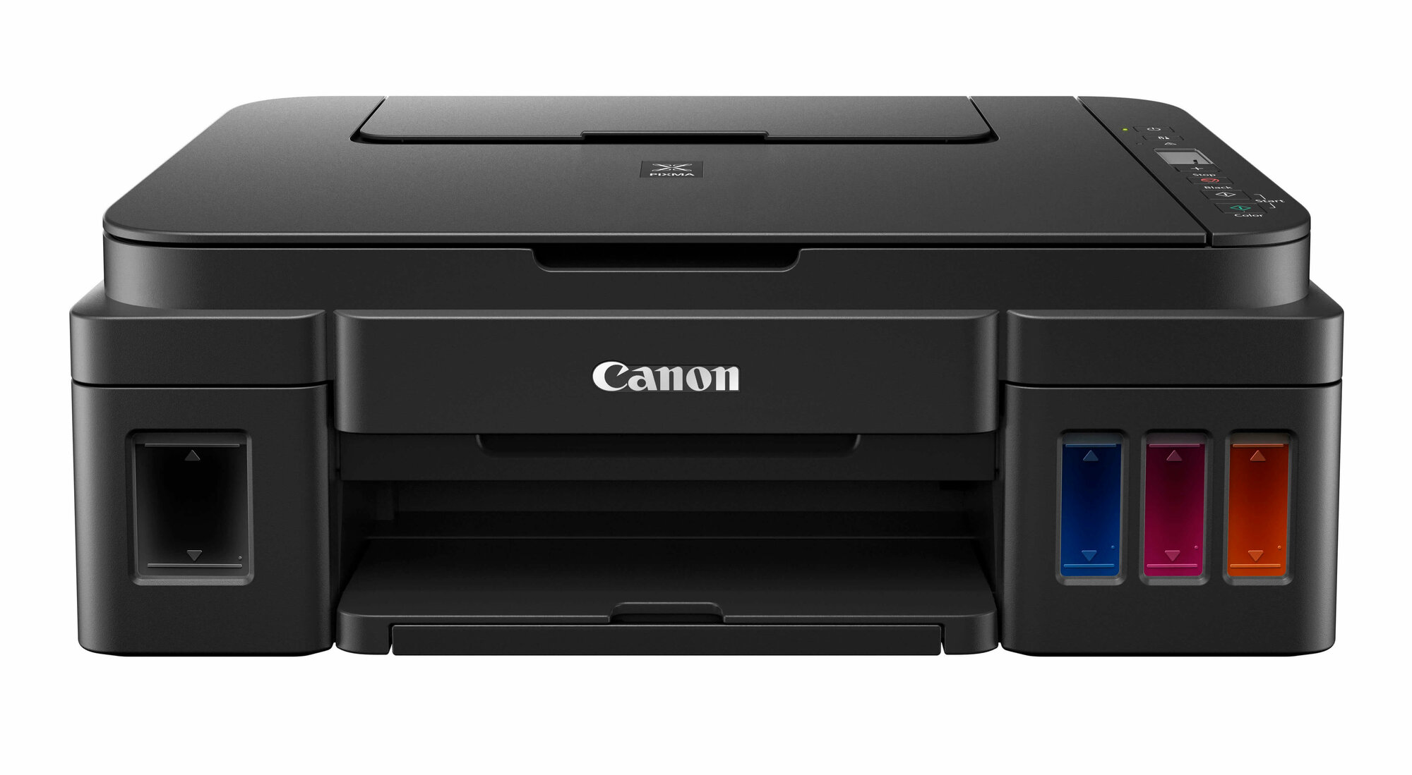 МФУ Canon PIXMA G2410, цветная печать, струйный, СНПЧ, A4, черный — фото 1
