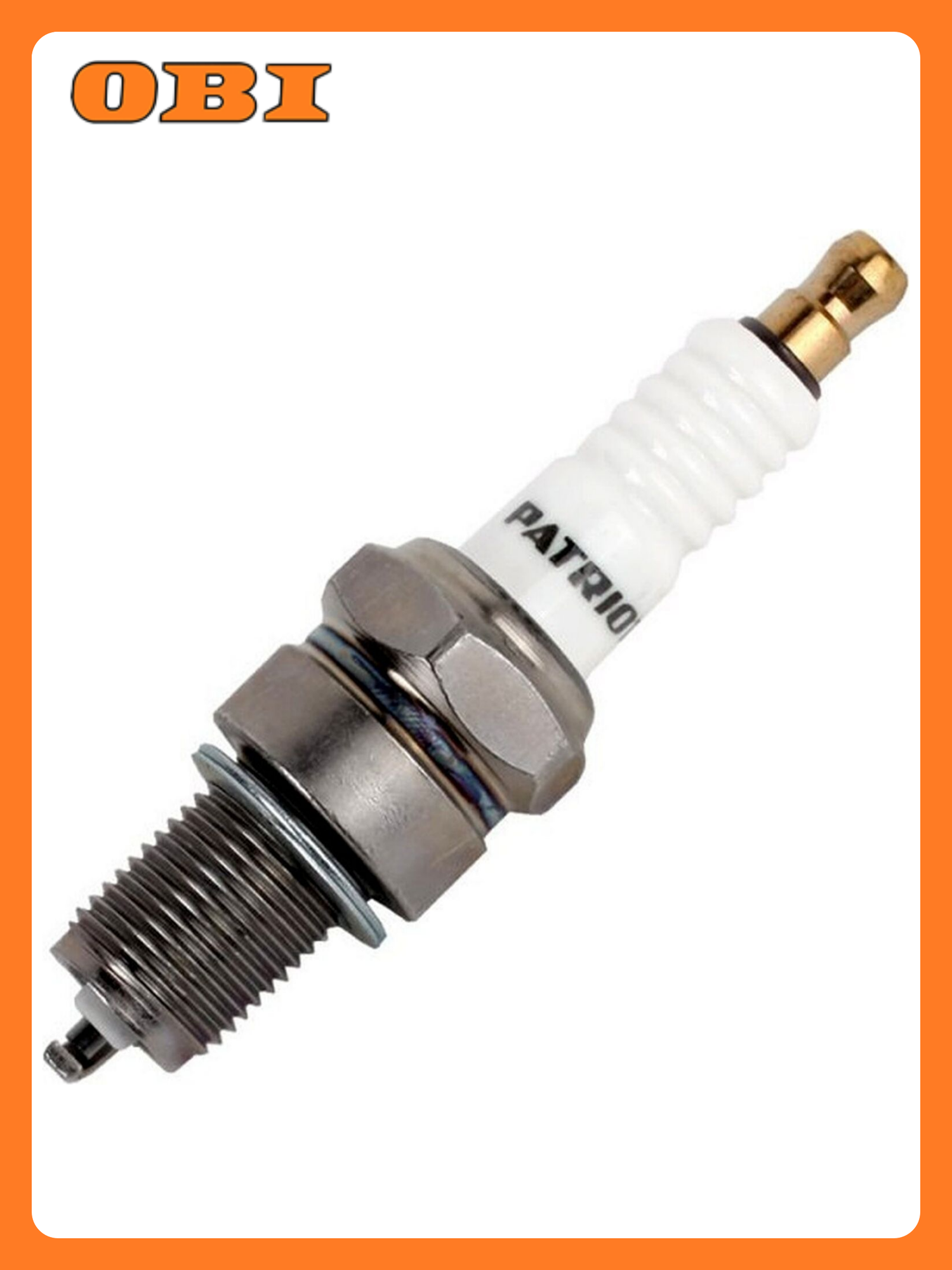 Свеча зажигания PATRIOT F7RTC-B, для 4-тактных двигателей, белая, 1 шт.