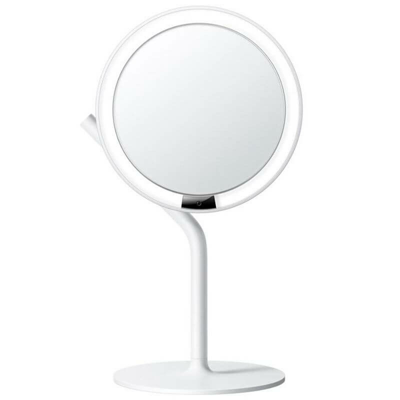Зеркало косметическое AMIRO Mini 3 Desk Makeup Mirror White AML021 (белое)