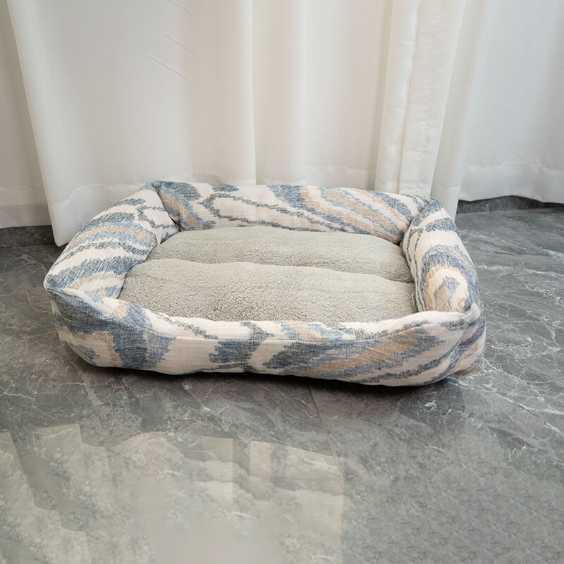Облако для сна собачий питомник кошачий питомник кровать толстый, теплый собачий диван осенью и зимой Квадратное