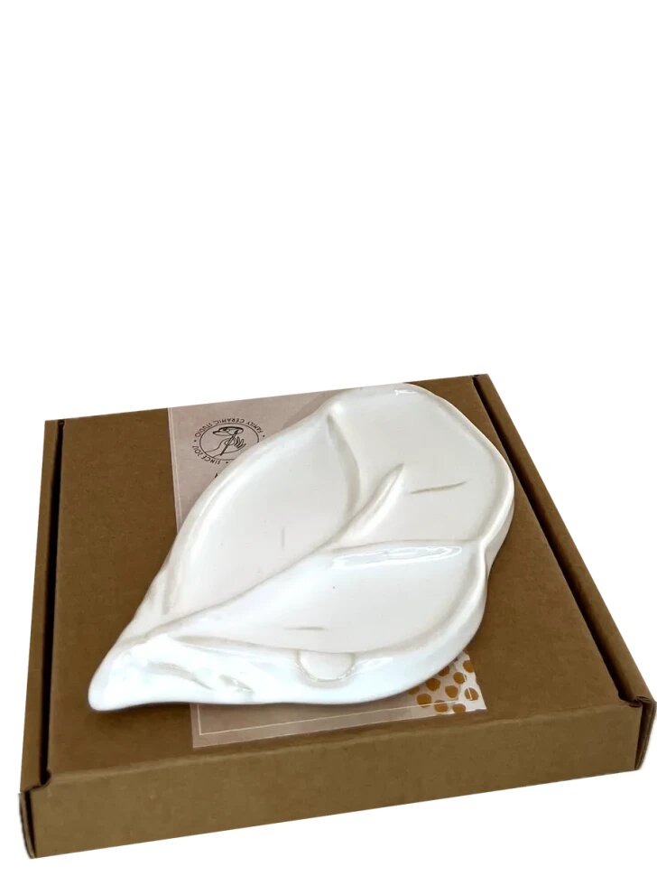 Палитра фарфоровая Пёрышко малое, 14,5 х 8,5 см, Like Palitra