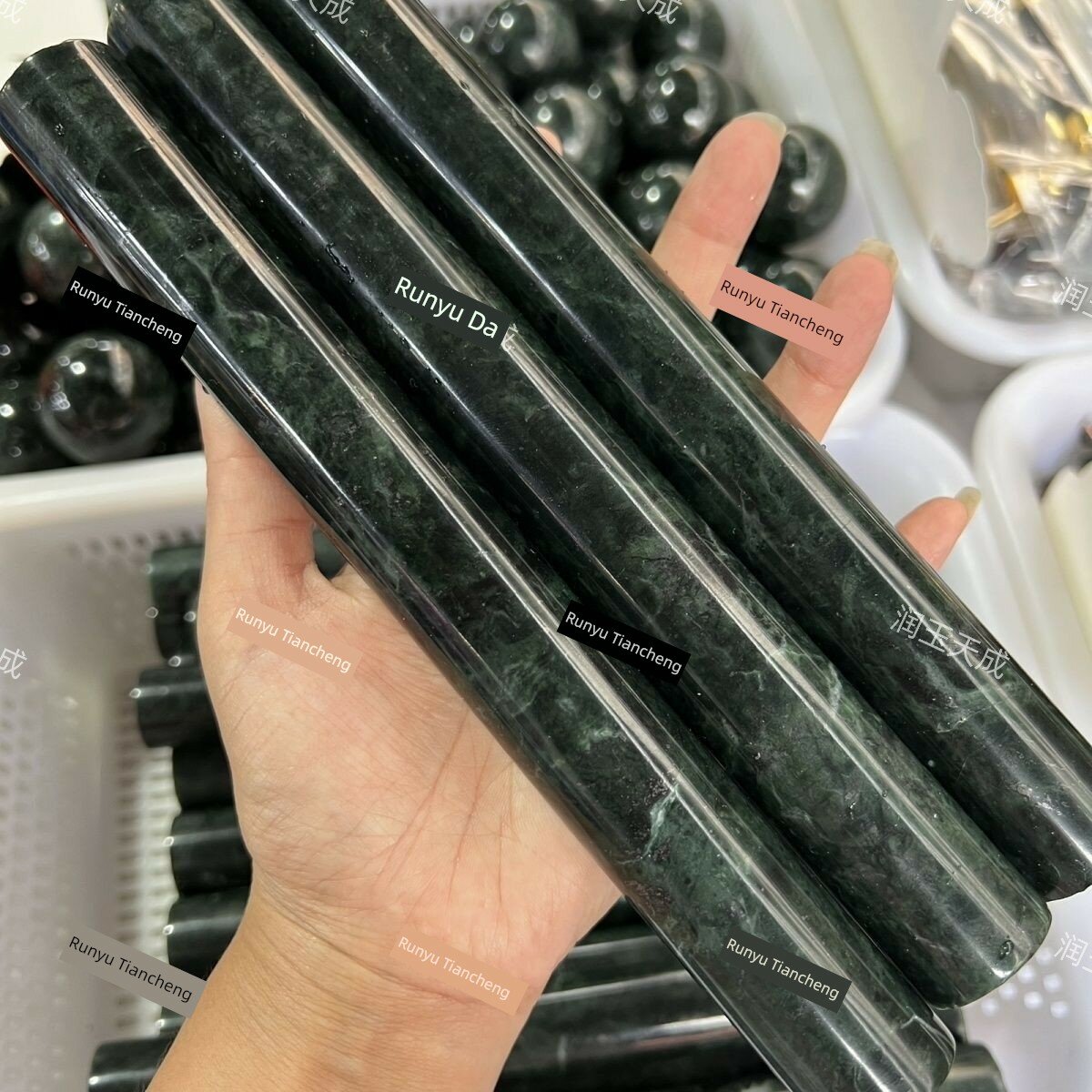 Каменная скалка с змеиным узором из лекарственного камня для домашней кухни, отлично подходит для раскатки теста для