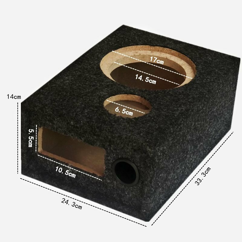 4-дюймовый 5-дюймовый 6inch 6.5inch 6x9inch динамик квадратная деревянная коробка, пустая коробка для дома, низкий динамик, шкаф для пробного динамика в автомобиле