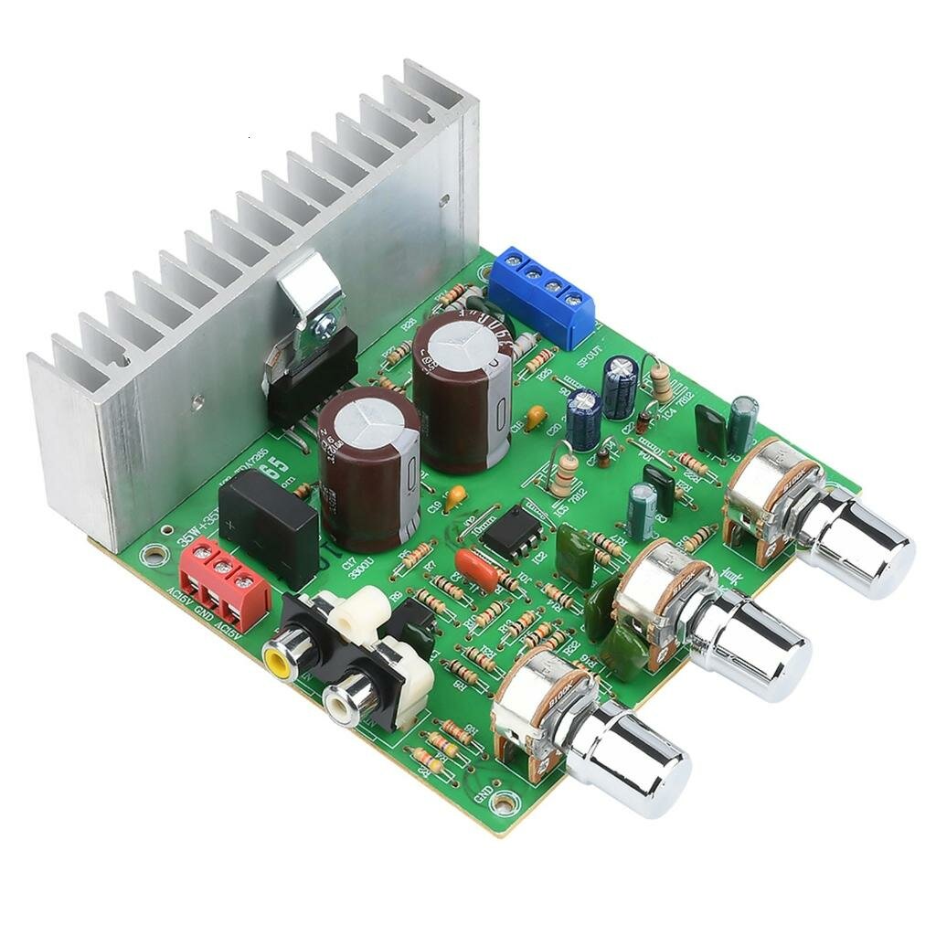 TDA7265 Модуль Усилителя звука Плата Усилителя мощности Hifi 4558 2,0-Канальный Предусилитель Плата Усилителя мощности 12-15 В