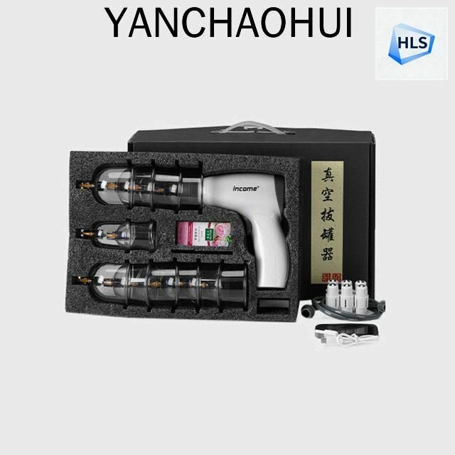 JingKang 12 банок, Массажные вакуумные банкидля хиджамы с электрическим пистолетом