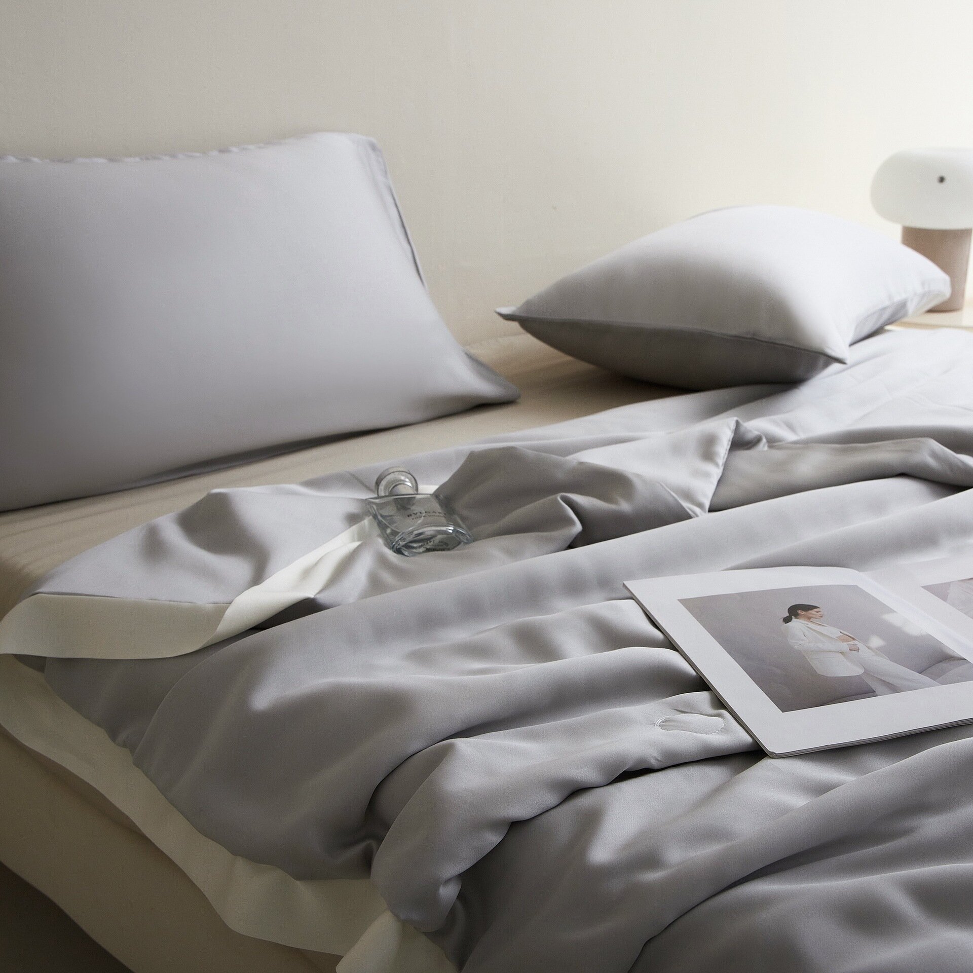 20% шелка тутового дерева, 100 штук, LF Lenzing Tencel, летний комплект из четырех предметов, прохладное летнее одеяло, летнее ледяное шелковое одеяло для кондиционера, стираемое