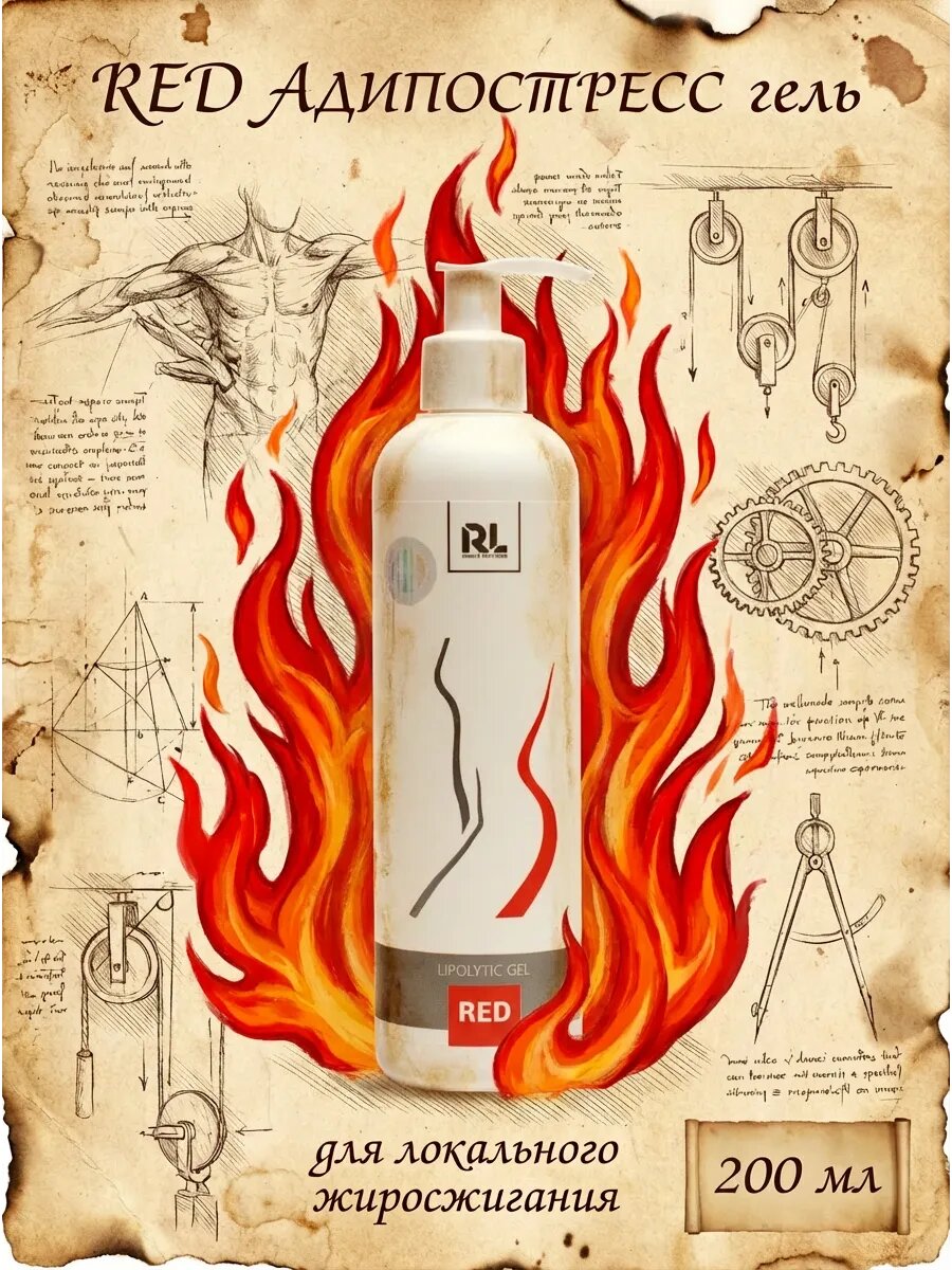 AdipoStress-липолитик RED. Гель от целлюлита.