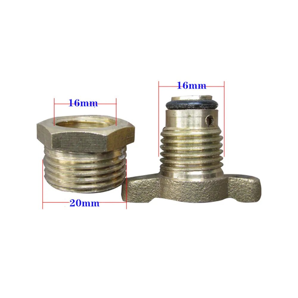 Латунный дренажный клапан для компрессора 1/4 3/8 1/2 Butterfly 04