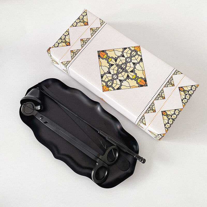 Набор инструментов для ароматерапии: ножницы для свечей, крючок для фитиля, гаситель для свечей, колокольчик для свечей, аксессуары для свечей, цветная коробка