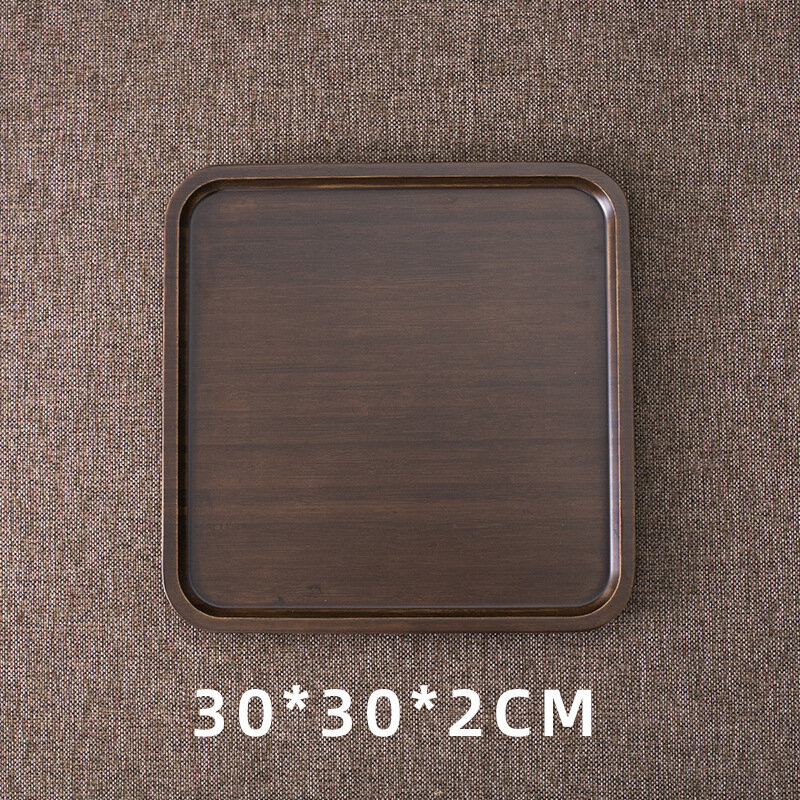 2026 Новейший бамбуковый поднос для чая, поднос для чашек в гостиной, поднос для чайной комнаты, высококачественный поднос для закусок, поднос для хранения, обеденный поднос из бамбука