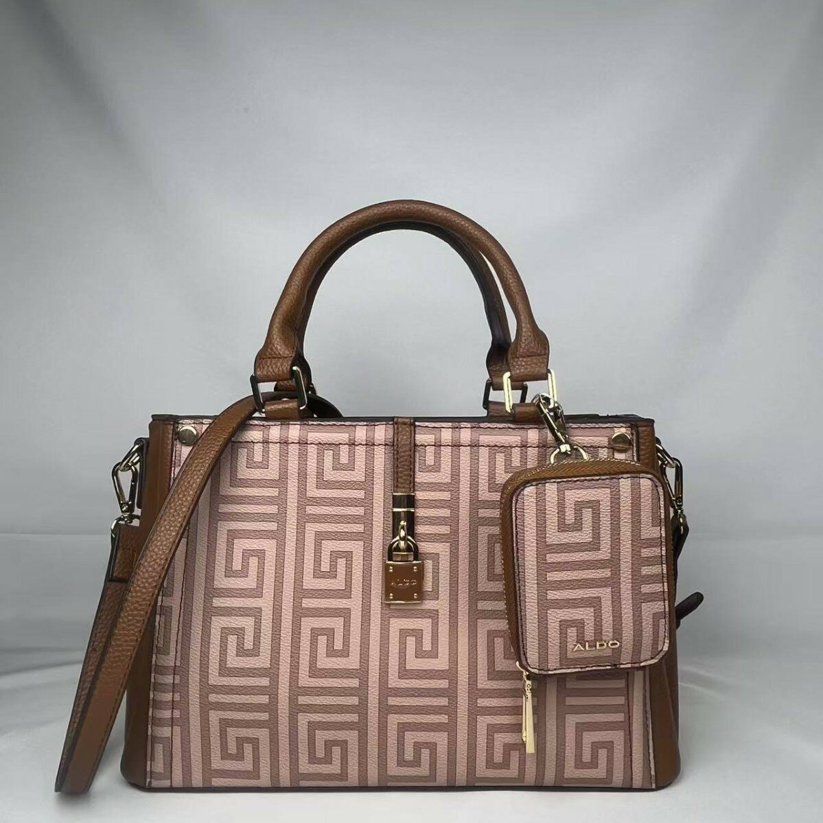 Женская сумка ALDO через плечо, элегантный стиль с аксессуарами, модная и изящная сумка большой вместимости для повседневного использования