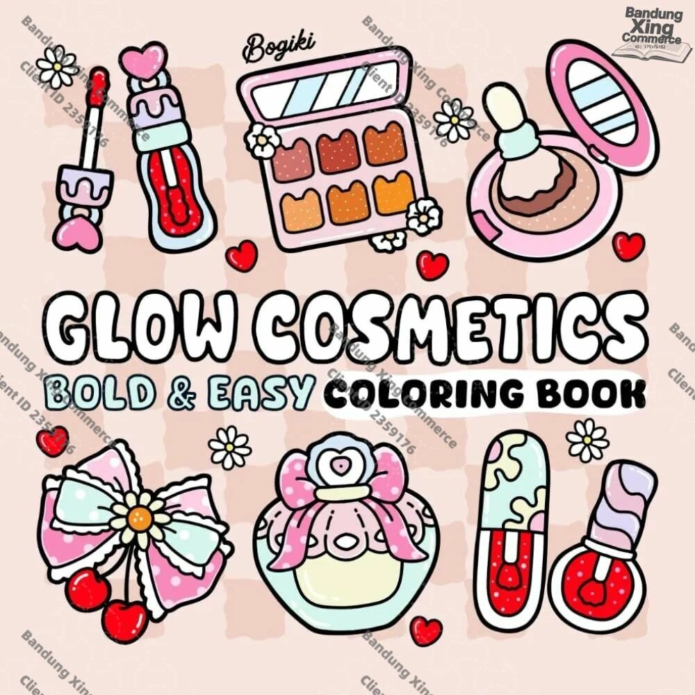 Раскраска антистресс для взрослых и подростков Coco Wyo -GLOW COSMETICS 92
