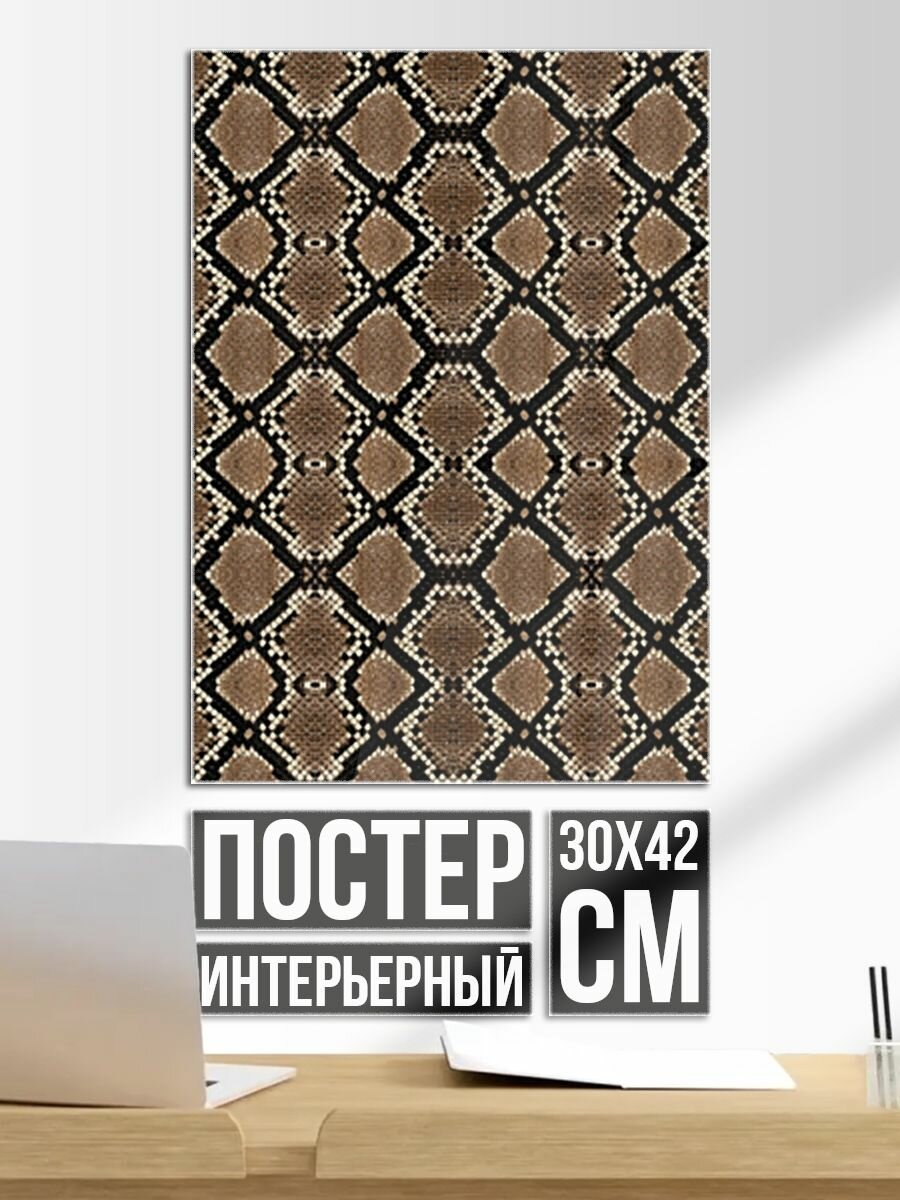 Постер на стену Змеиная шкура