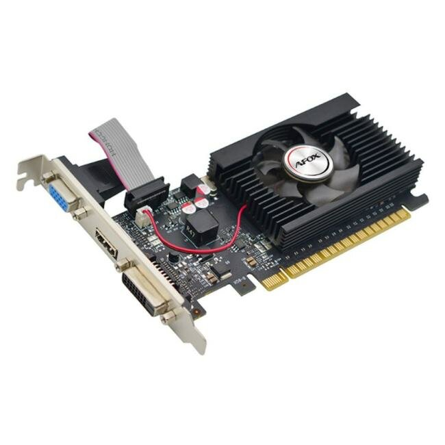 AF710-4096D3L5-V3 Afox Видеокарта Afox GT710 4GB DDR3 64bit VGA DVI HDMI 1FAN LP RTL