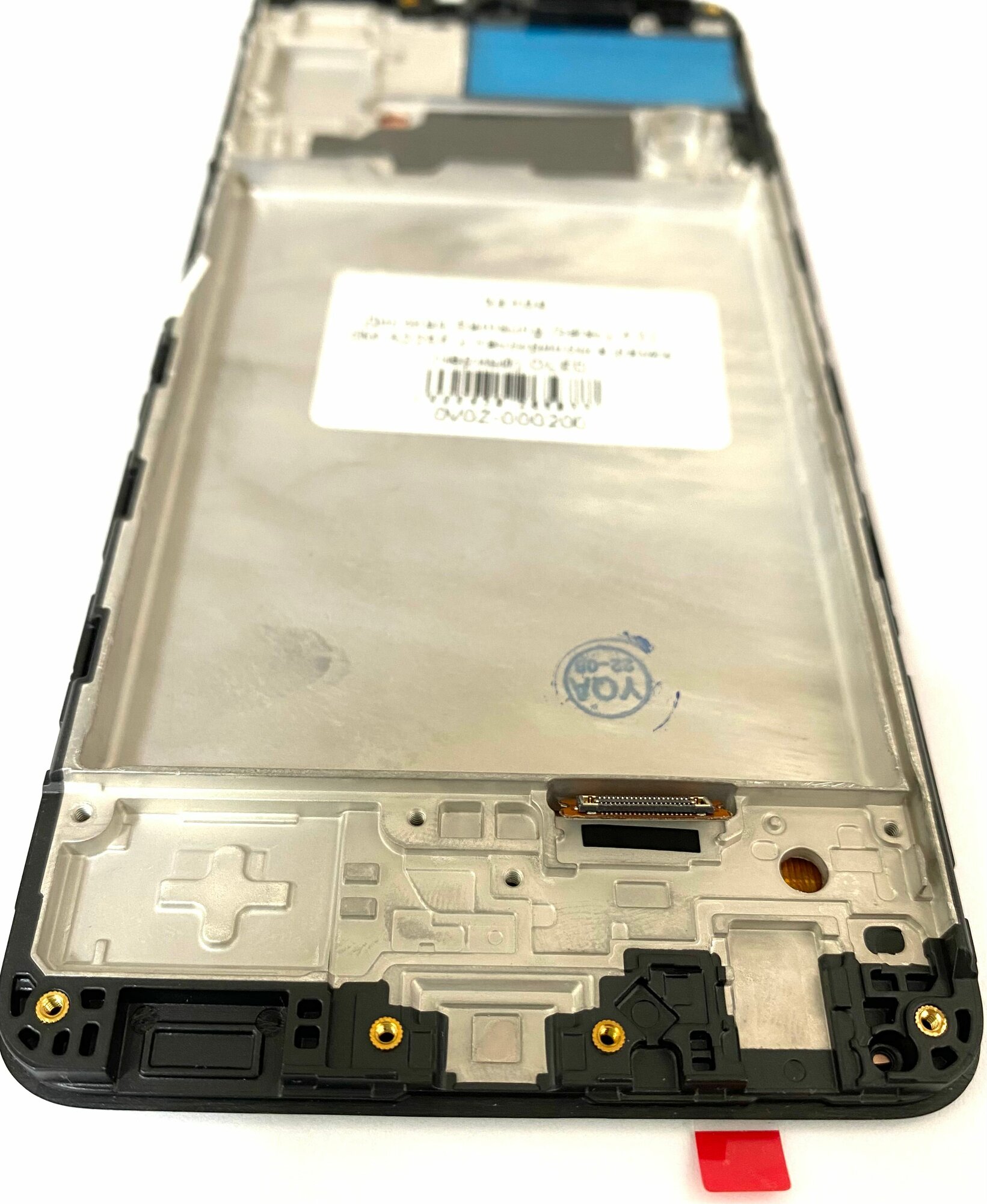 Дисплей совместим с Samsung Galaxy A22 SM-A225F с тачскрином в рамке черный OLED