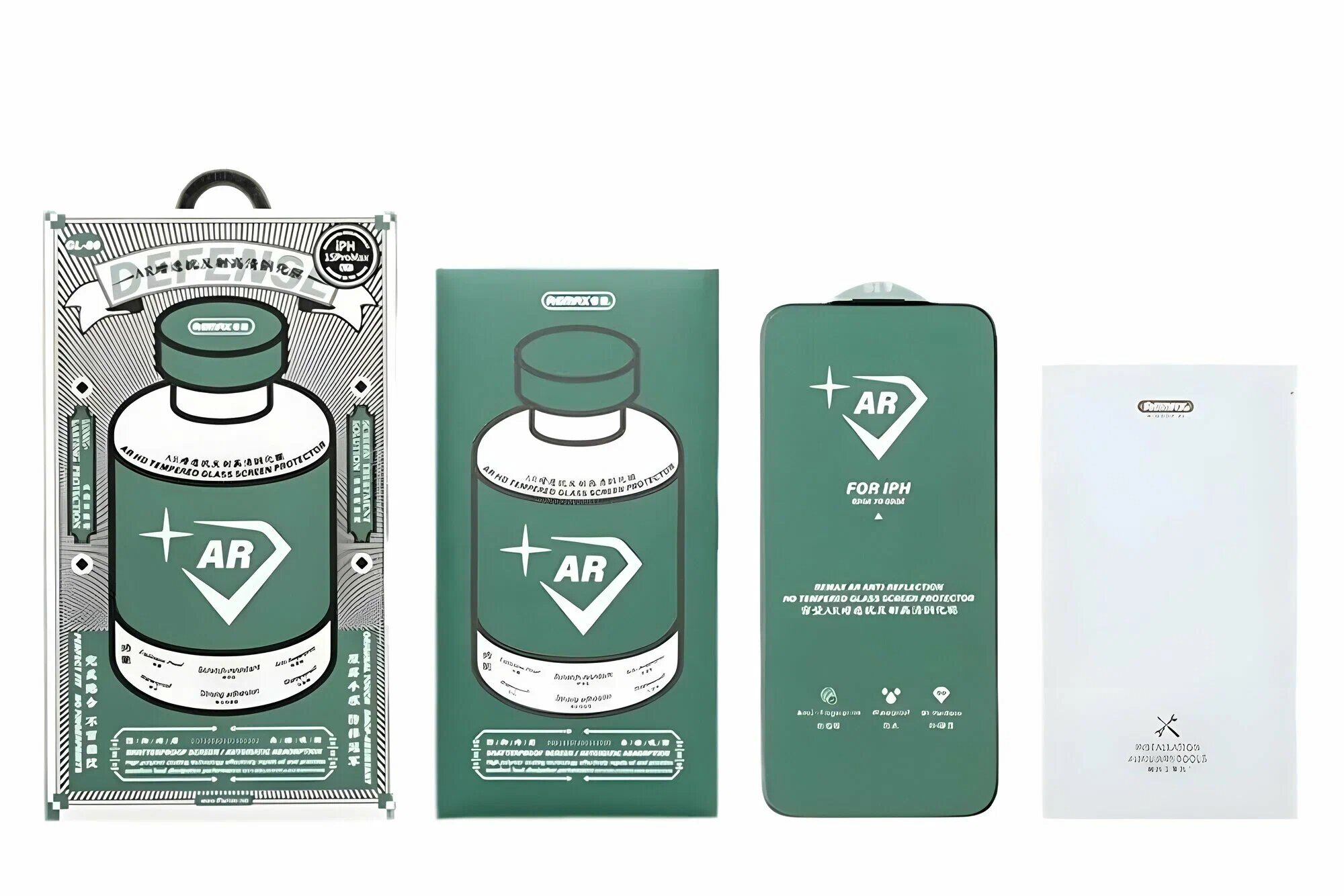 Защитное стекло REMAX, для iPhone 17 Pro; антибликовое, премиальное