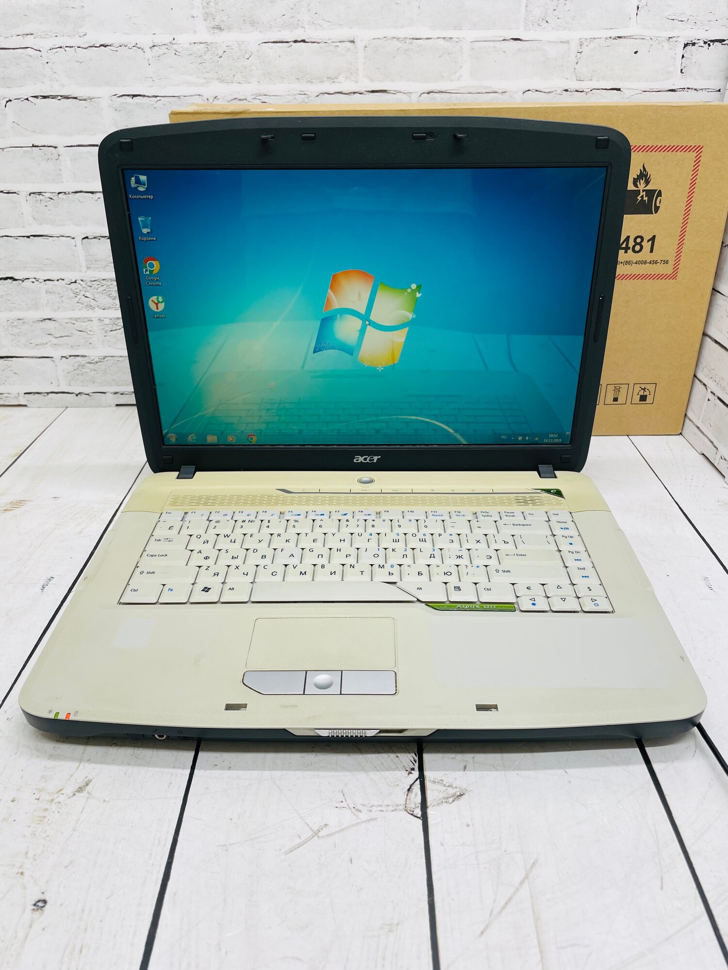 Ноутбук 15,4, Acer Aspire 5315, Intel Pentium T1400, 2 Gb DDR2, 80 Gb HDD, Intel HD Graphics