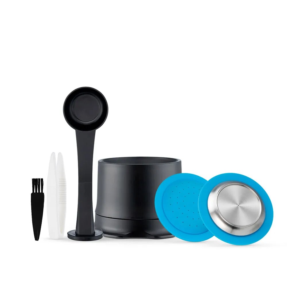 Многоразовые капсулы Nespresso Zenius, черные, 2POD 1D