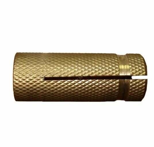 Анкер забивной ЭТМ размер М6, латунь, 10 шт в упаковке