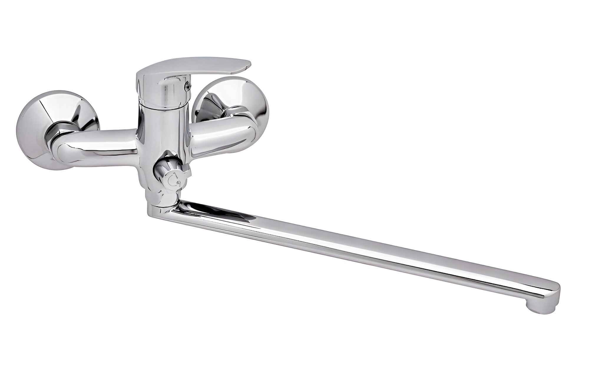 Смеситель Оптима для ванны, 35мм, дивертор, картридж, излив 30см, латунь