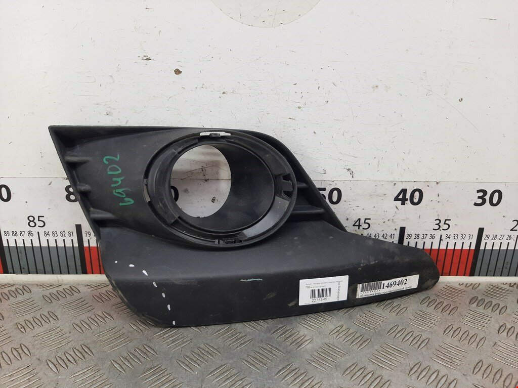 Накладка (молдинг) бампера передняя левая Renault Logan 2 261A37637R арт. 2275545