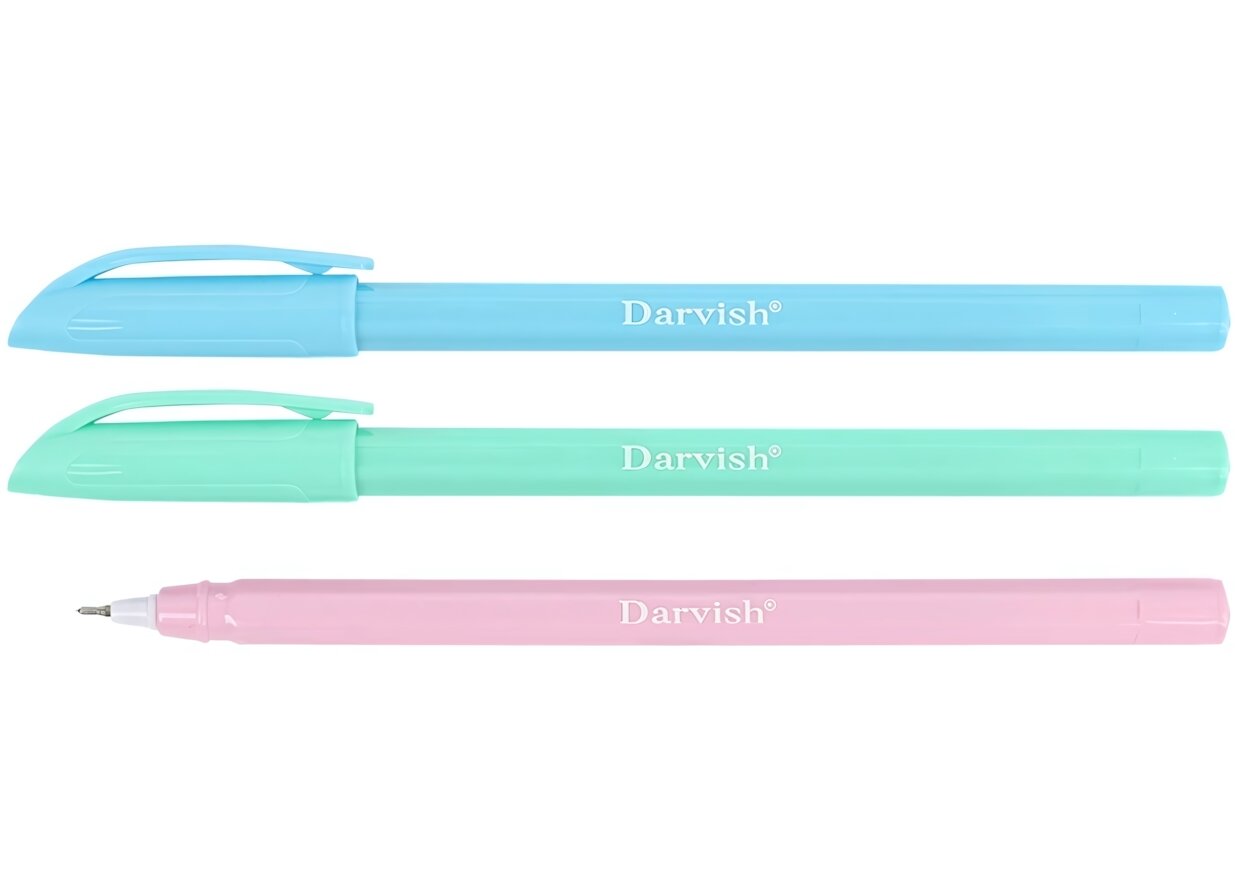 Ручка шариковая масляная "Spin", синие чернила, пишущий узел 0.7 мм, мягкое письмо, разноцветный принт