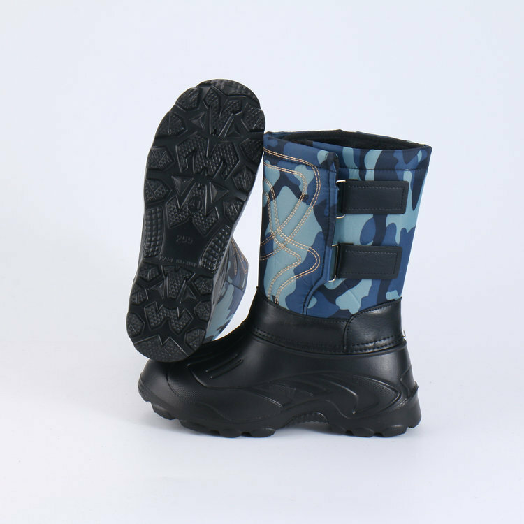 Легкие рыболовные ботинки, рабочие ботинки, зимние сапоги, мужские зимние теплые лыжные ботинки до середины икры на флисовой подкладке.