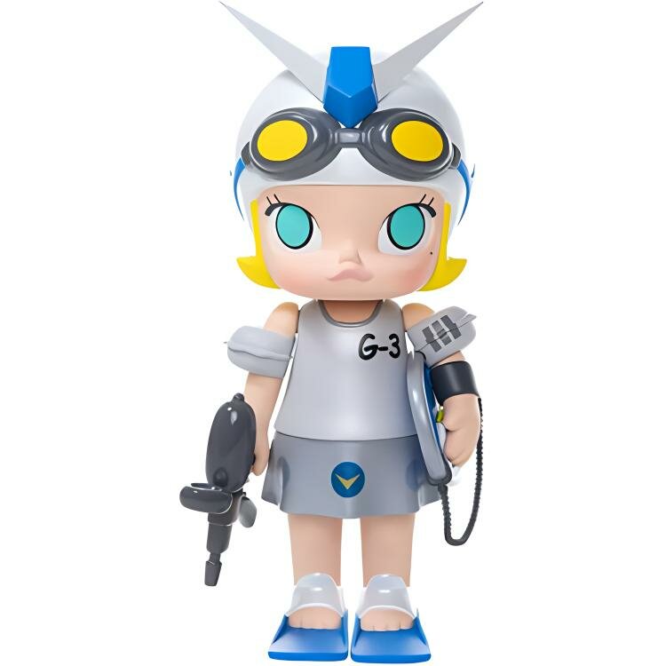 Модные фигурки унисекс POP MART Molly Gundam Limited, 17.4 см, цвет: grayМодные фигурки унисекс POP MART Molly Gundam Limited, 17.4 см, цвет: gray