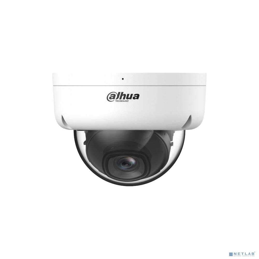 DAHUA DH-IPC-D1E20P-A-0280B Уличная купольная IP-видеокамера 2Мп; 1/3” CMOS; 2.8мм; Smart подсветка; ИК 30м; IP67; обнаружение людей; встроенный микрофон; корпус: пластик