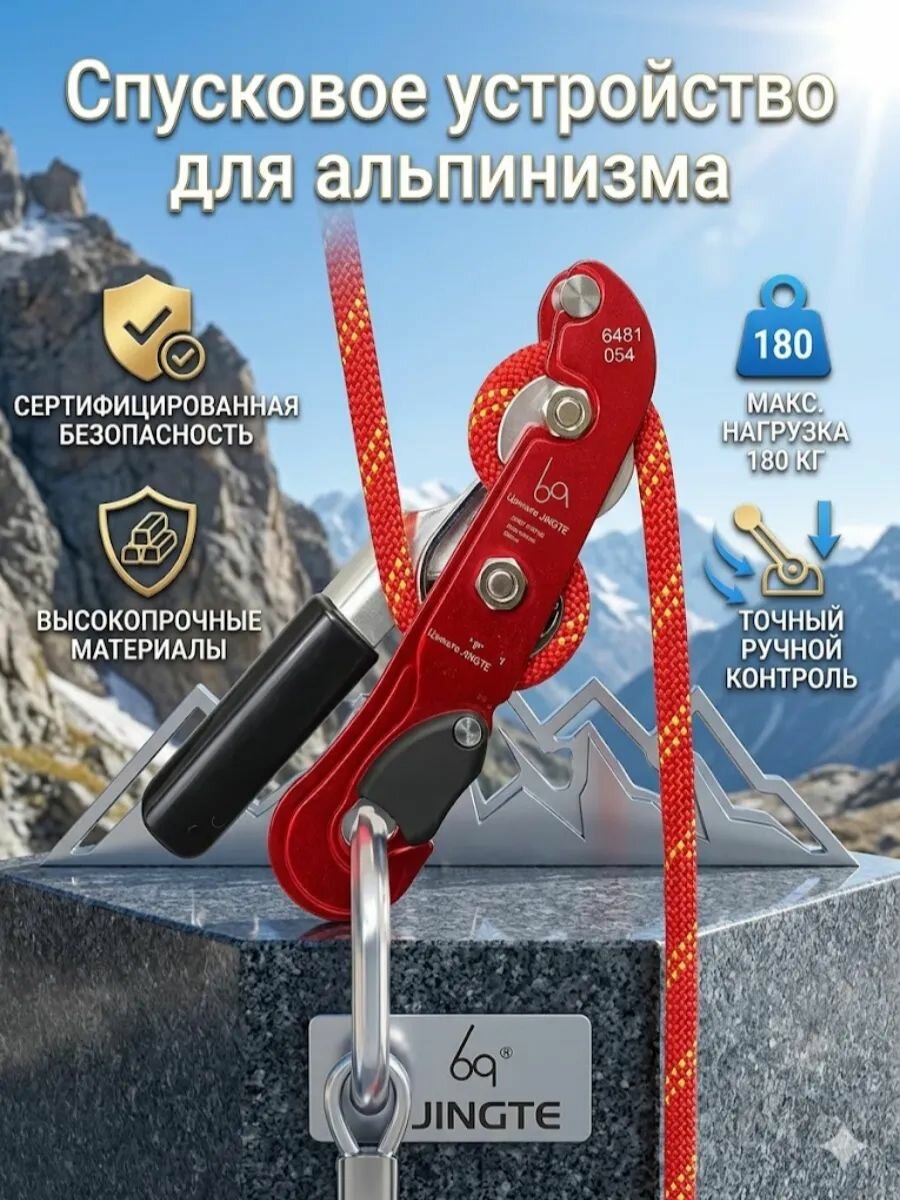 Страховочно-спусковое устройство