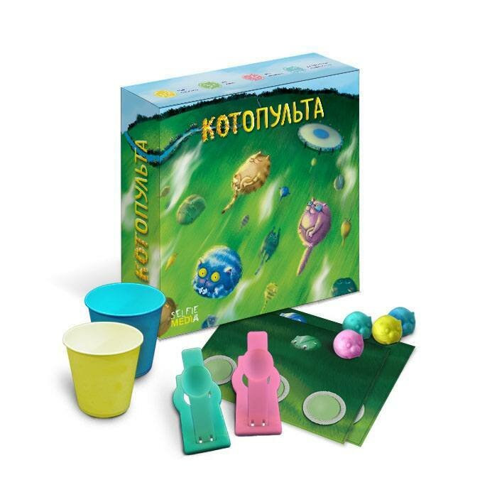 Настольная игра Selfie Media "Котопульта" (41760)