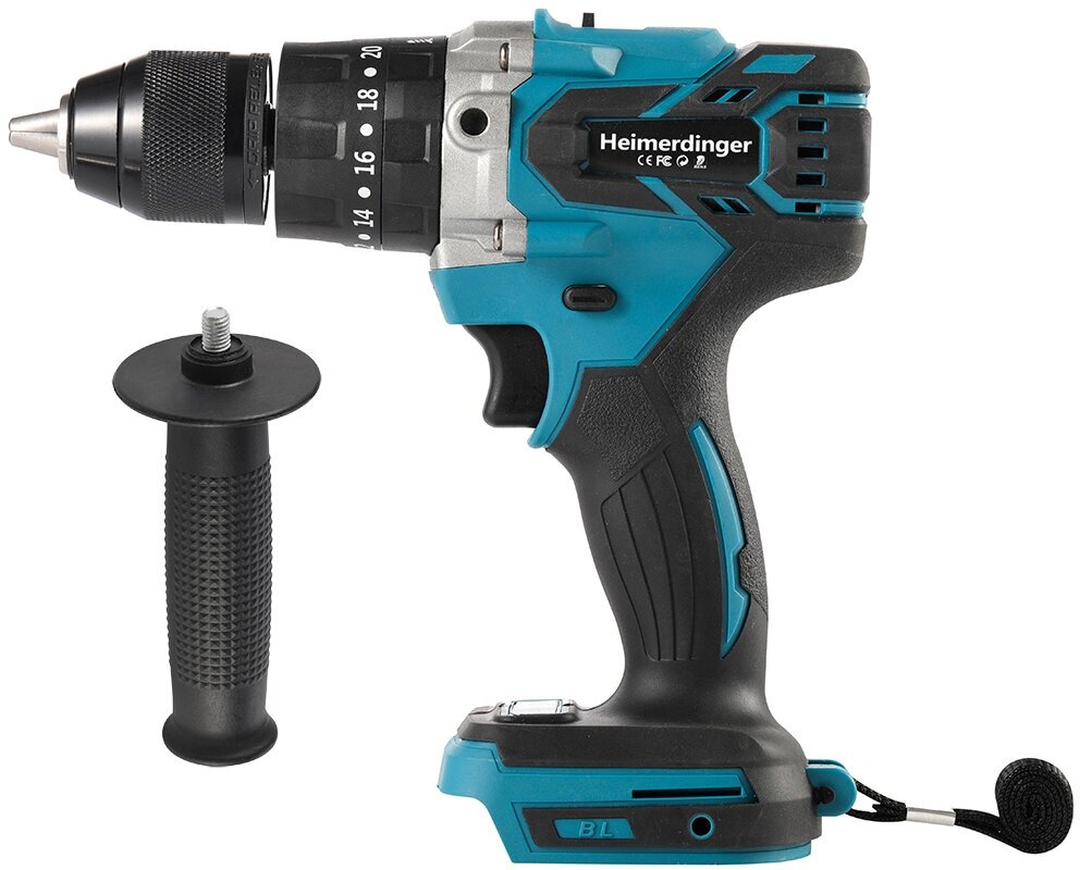 Аккумуляторная ударная бесщеточная дрель-шуруповерт Heimerdinger, 18В, без батареи, 120 нм, LB176