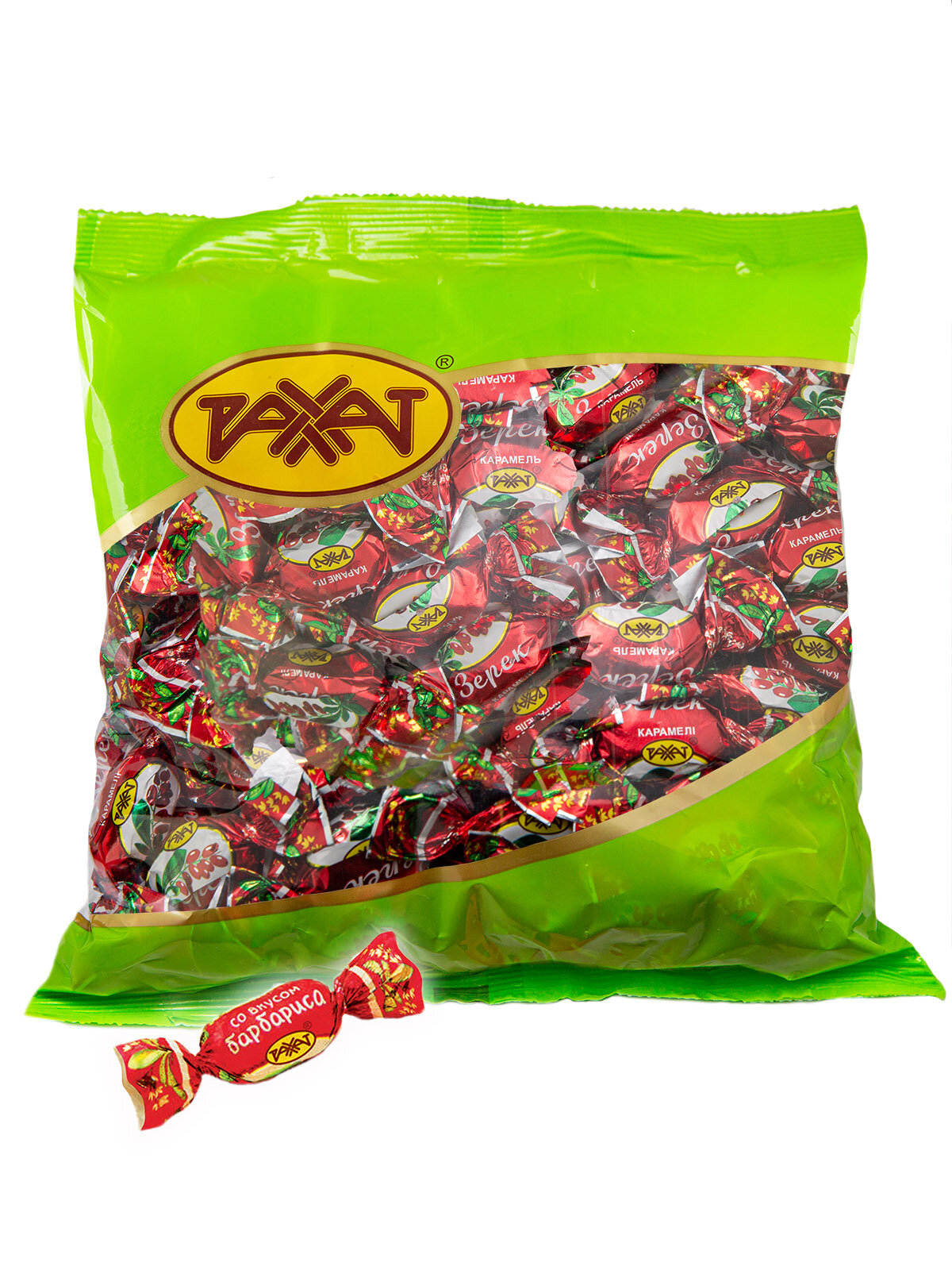 Карамель рахат "зерек" леденцовая со вкусом барбариса, 1 кг