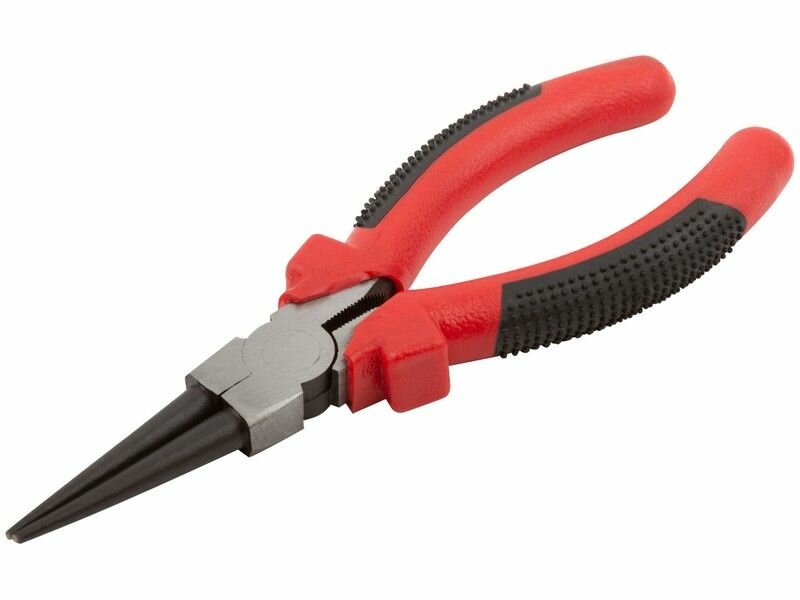Круглогубцы Стандарт 165мм красно-черная ручка