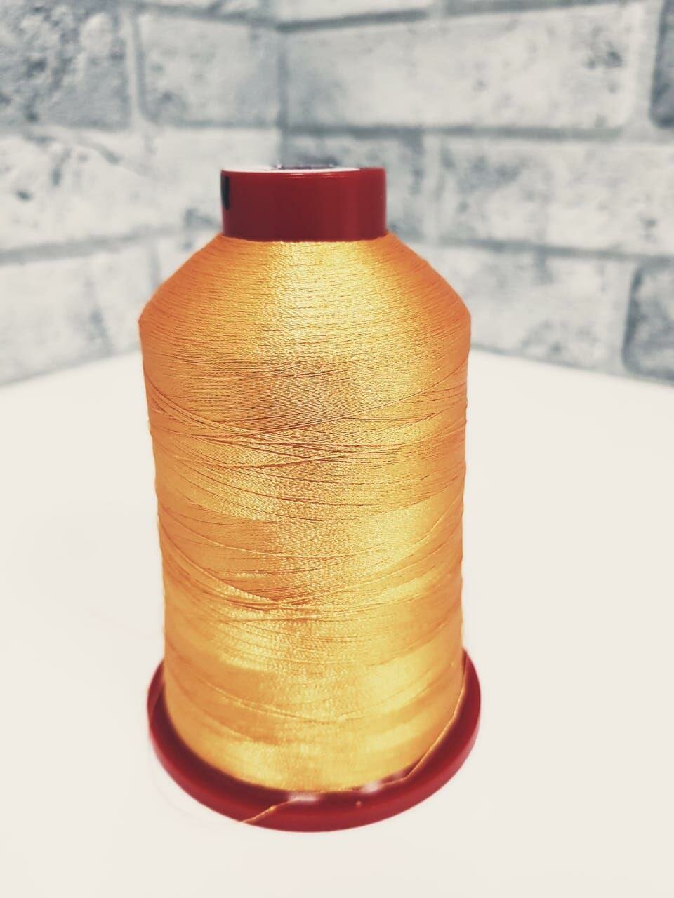 Нитки вышивальные Euron Р-130 №130 5000м, полиэстер, Цвет-1143 оранжевый