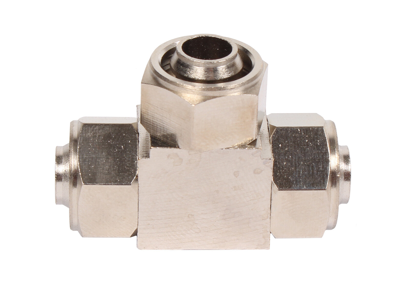 Фитинг тройной с накидными гайками KPE-12