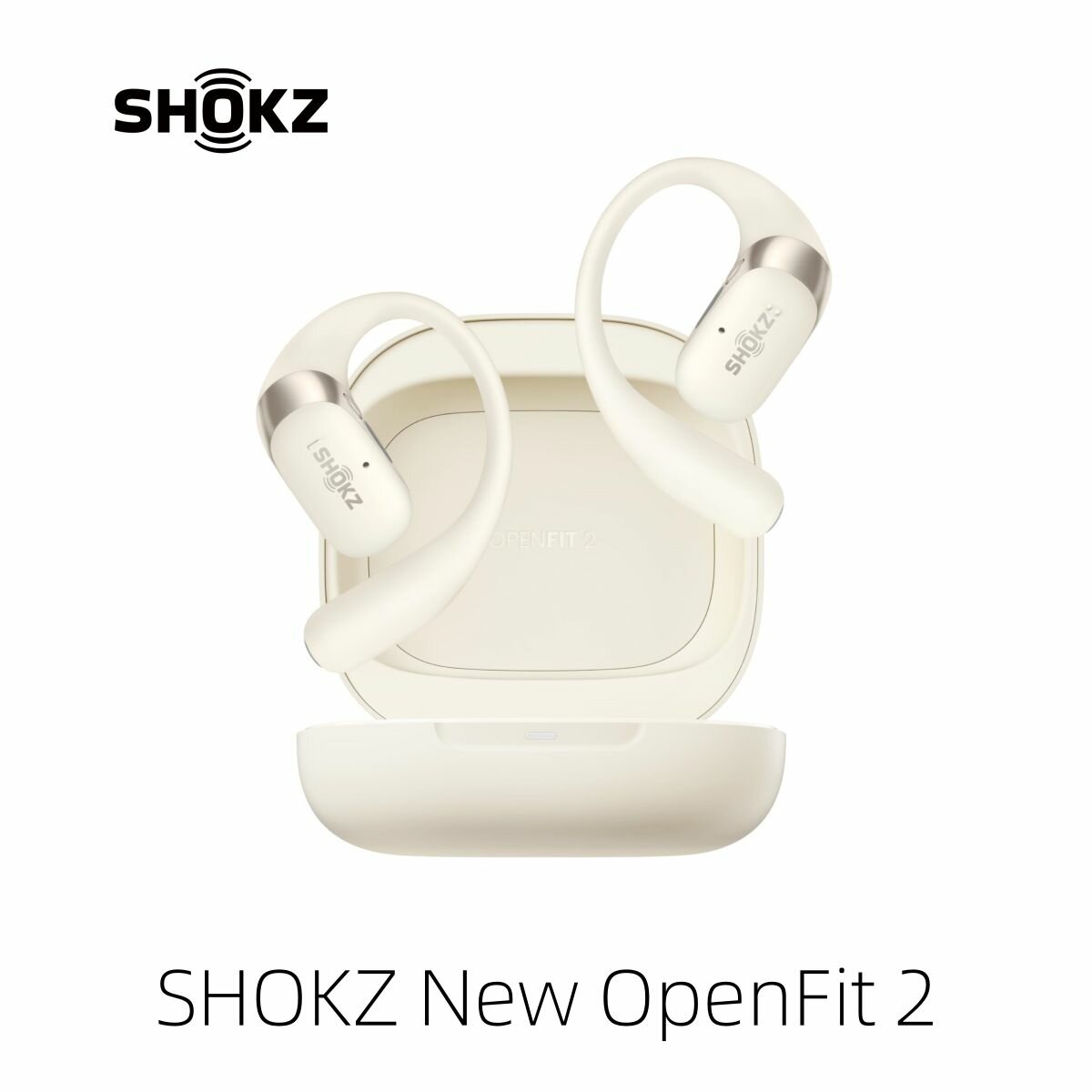Новые открытые наушники SHOKZ OpenFit 2, настоящие беспроводные наушники Bluetooth с микрофоном, наушники с ушами