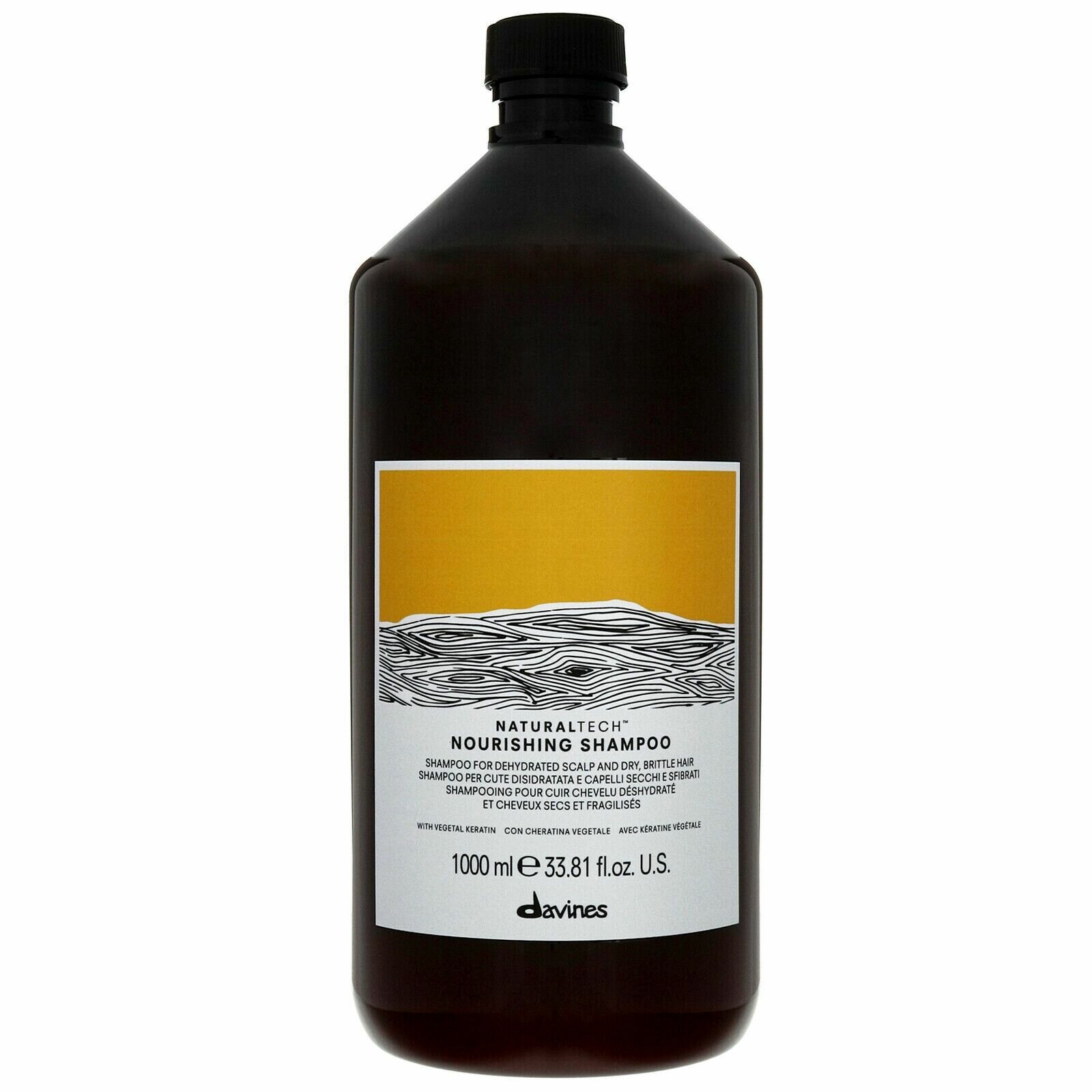 Davines Natural Tech Nourishing Shampoo - Питательный шампунь для обезвоженной кожи головы 1000 мл