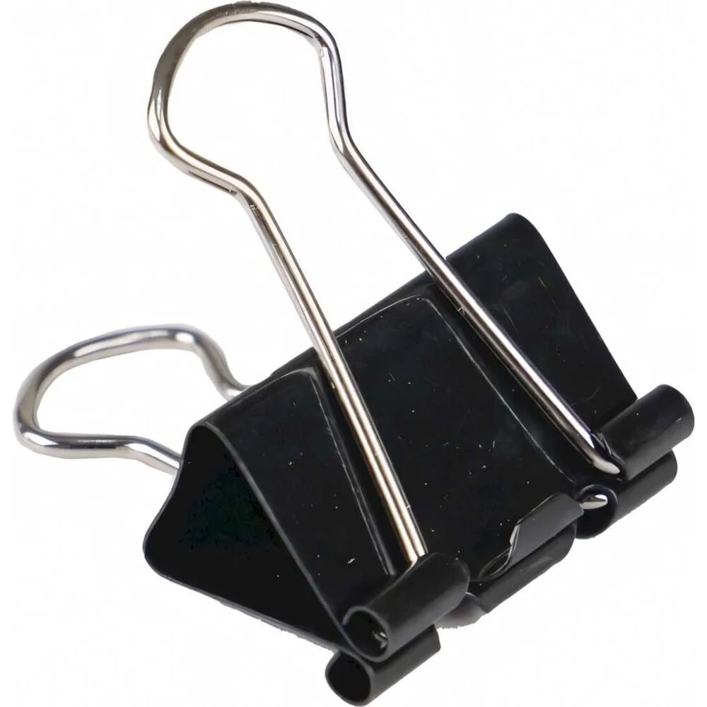 Канцелярский зажим WORKMATE 41 мм, черный, 12шт 15-1611