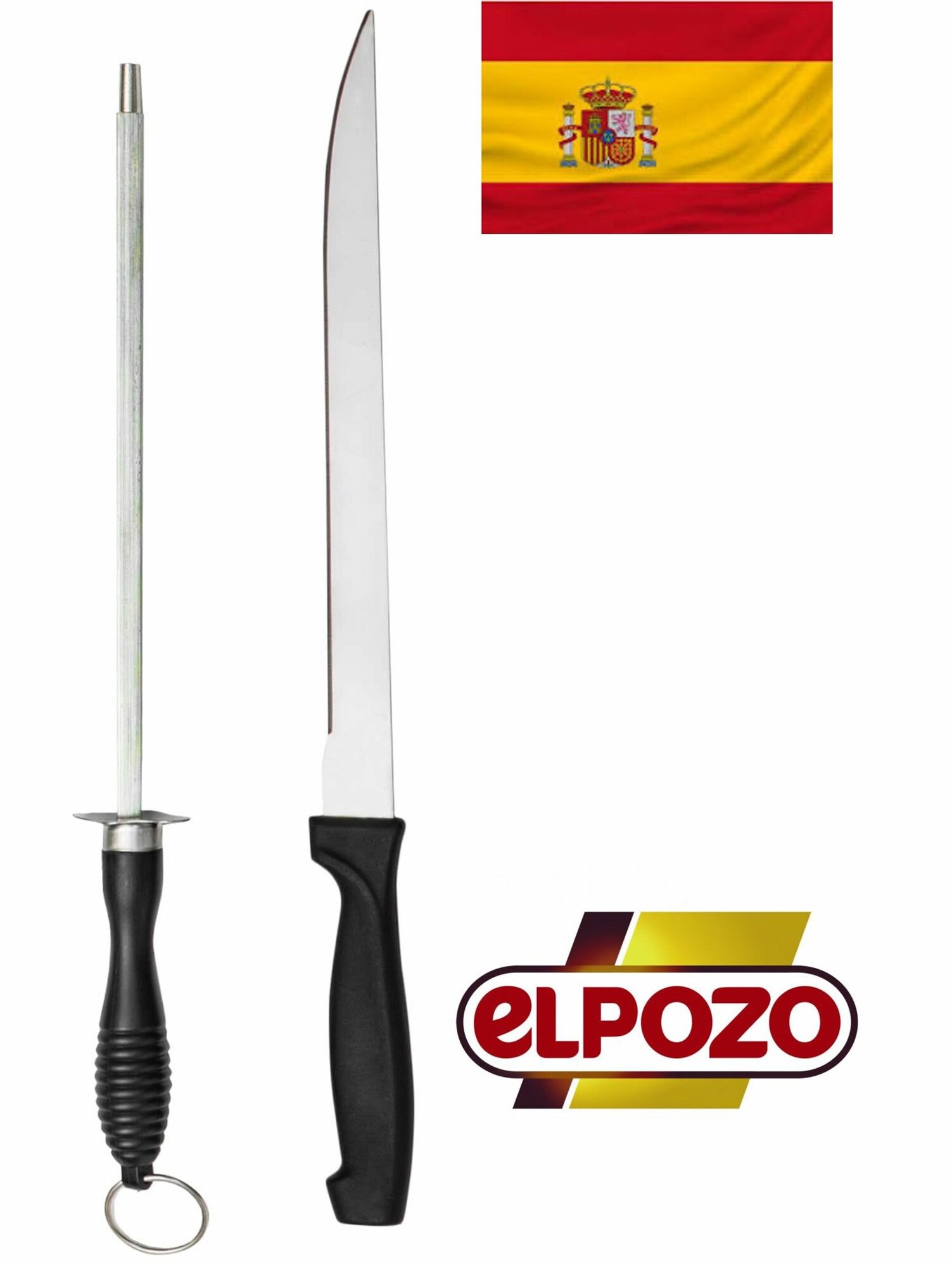 Нож для хамона с точилкой