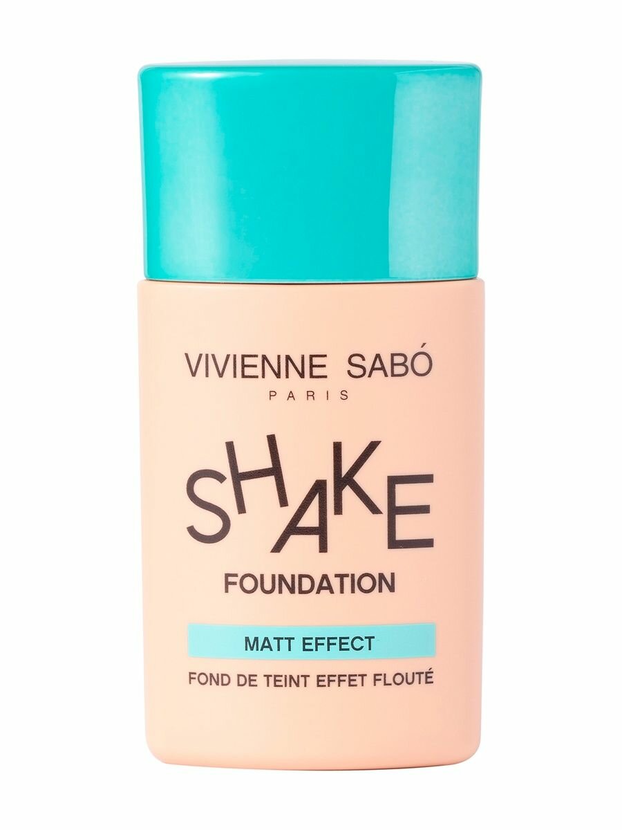VIVIENNE SABO Тональный крем для лица Shakefoundation matt матирующий, 25 мл, 02