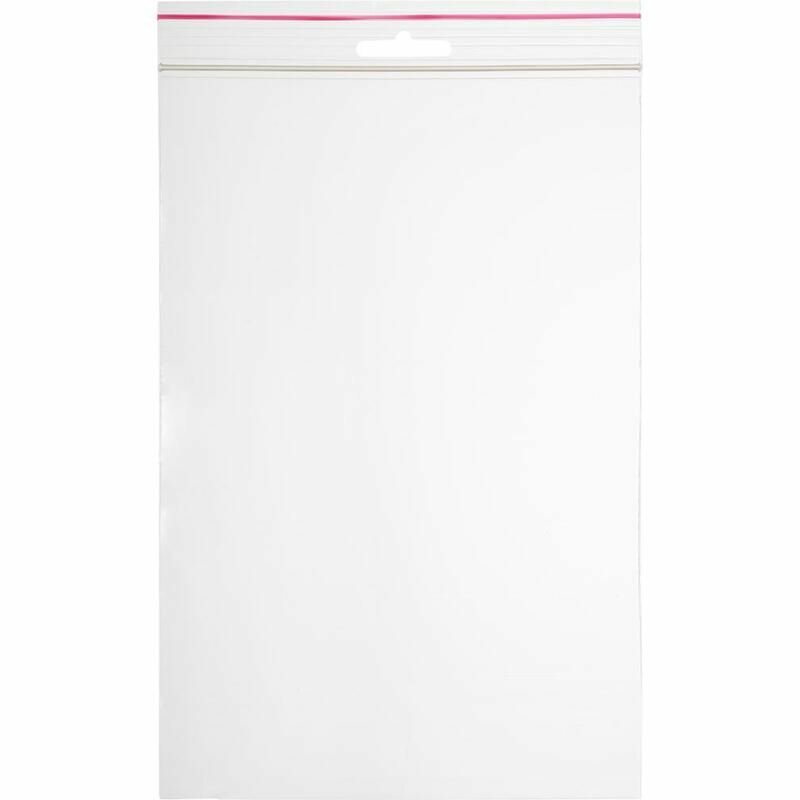 Пакет с замком zip-lock с европодвесом 15х22 см 60 мкм (100 штук в упаковке)