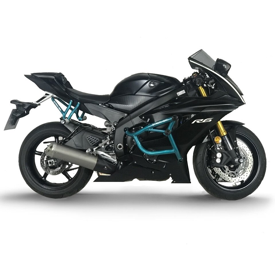 Демпферная клетка YAMAHA YZF-R6 17- черный матовый цвет