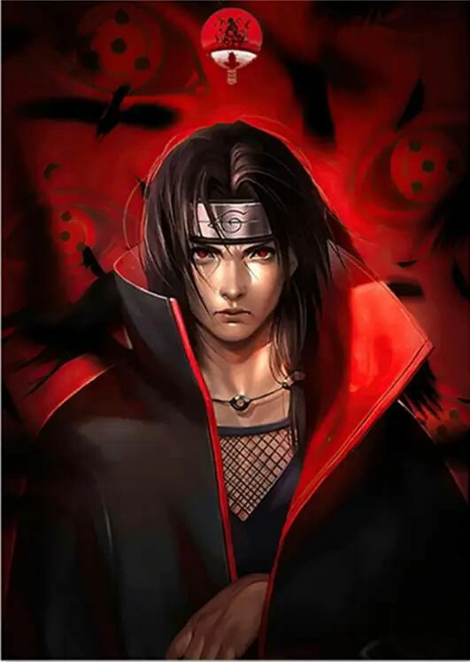 Алмазная картина "Наруто" алмазная огранка 40х50 см,40X50CM, белый