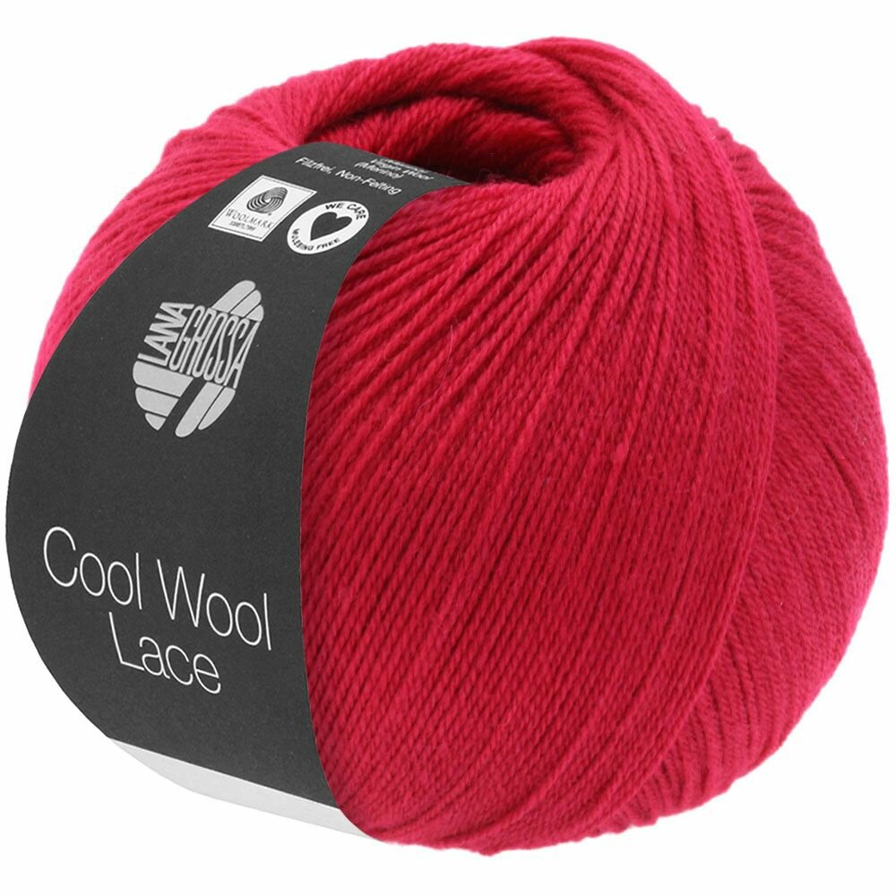 Пряжа для вязания Lana Grossa Cool Wool Lace (51 Rot) 1 моток