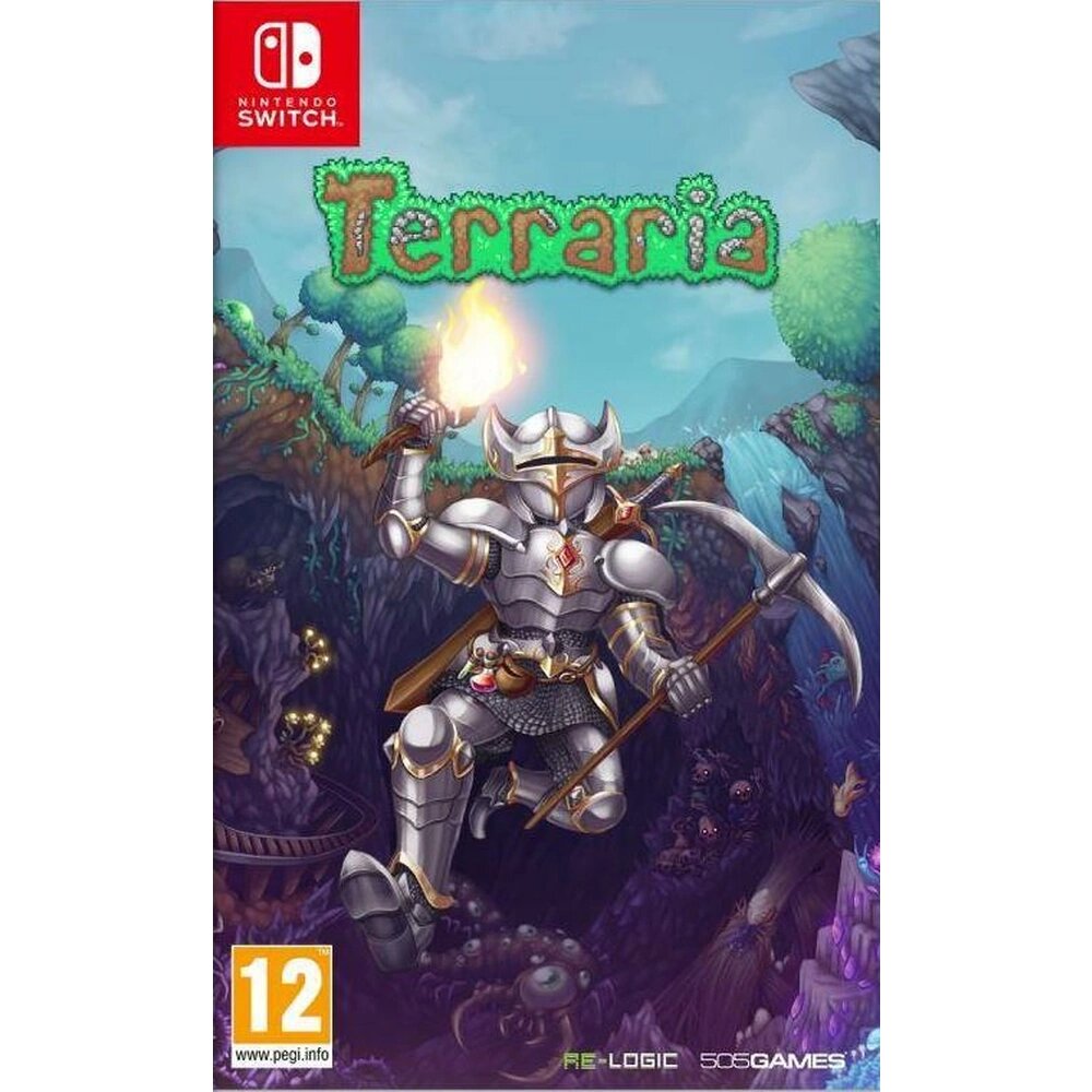 Игра Terraria (Nintendo Switch) 505 Games Картридж 12+ РПГ приключения