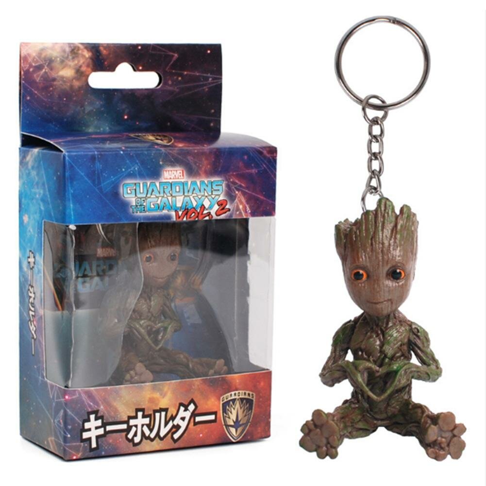 Galaxy Guard 2 Tree Man Gruitt брелок для ключей подвеска Groot украшение коробка монтаж